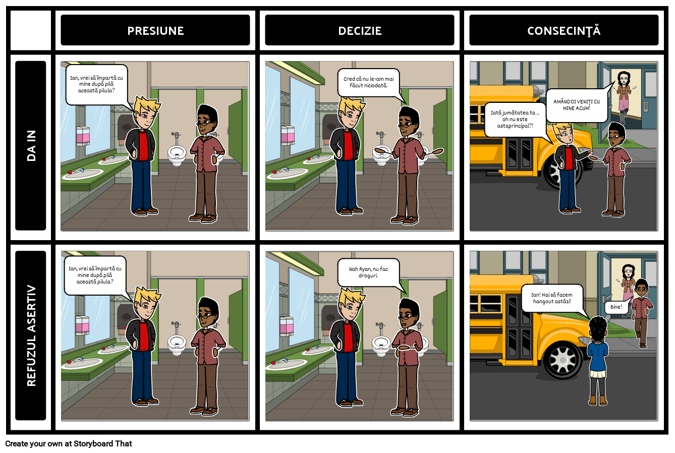 Consecință Refuz Storyboard par ro-examples