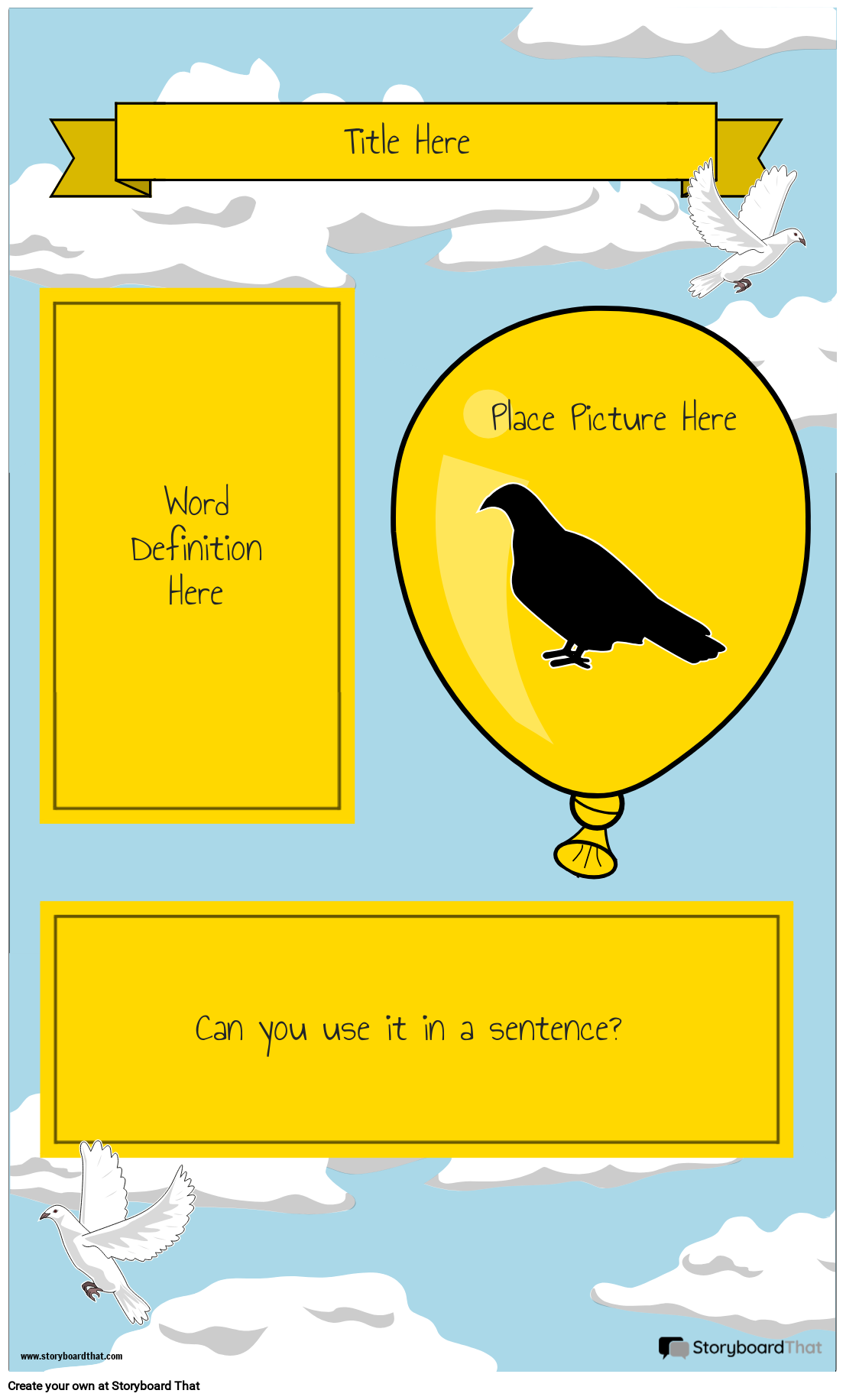 Definiție Poster 5 Storyboard por ro-examples