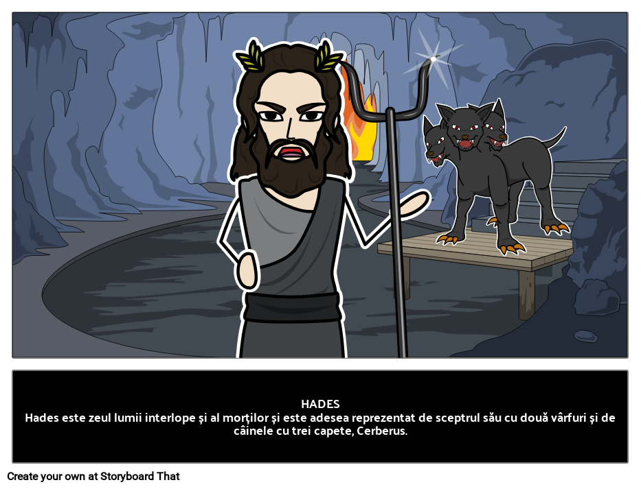 Hades: Zeul Grec al Lumii Interlope Storyboard