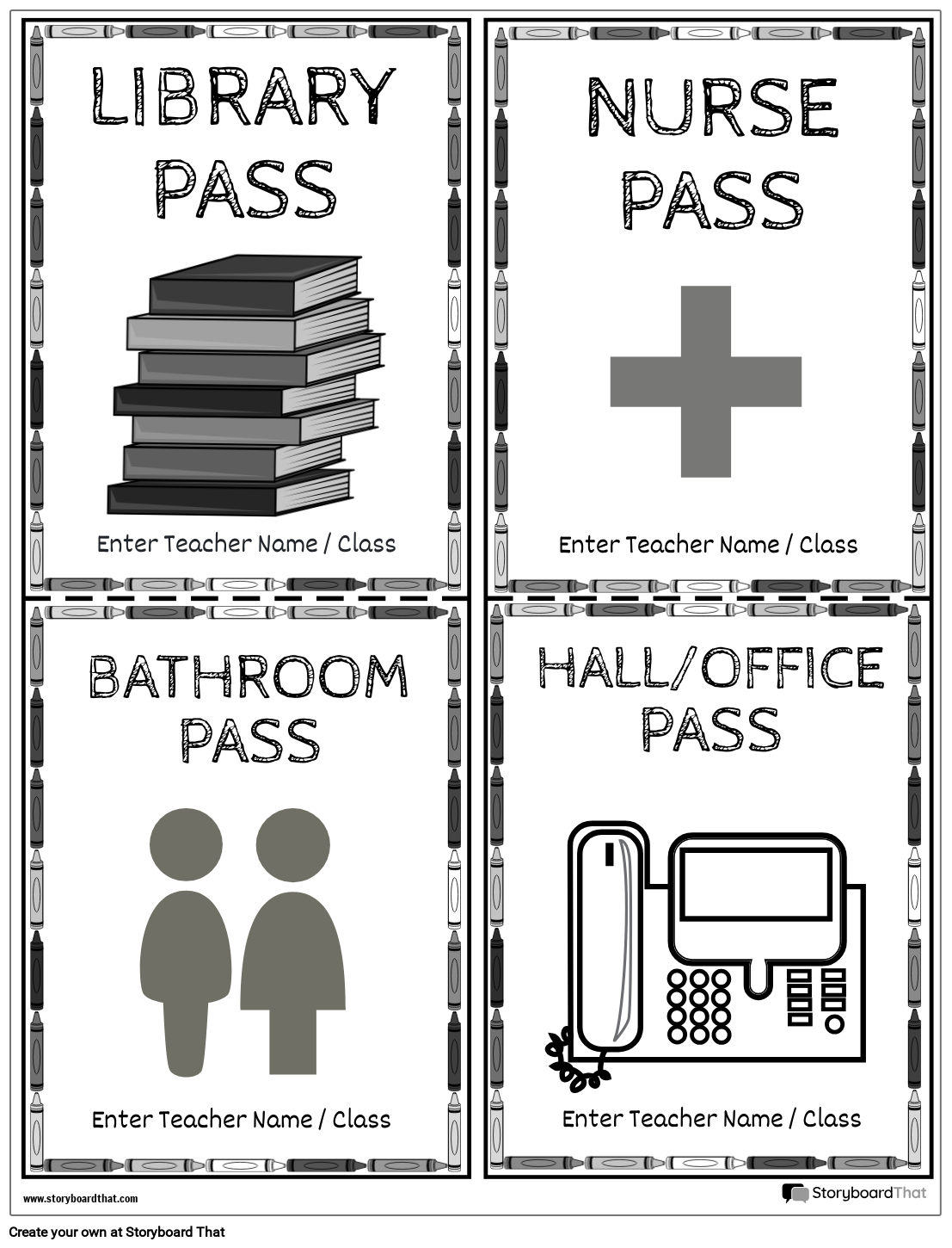 Hall Passes 12 Storyboard por ro-examples