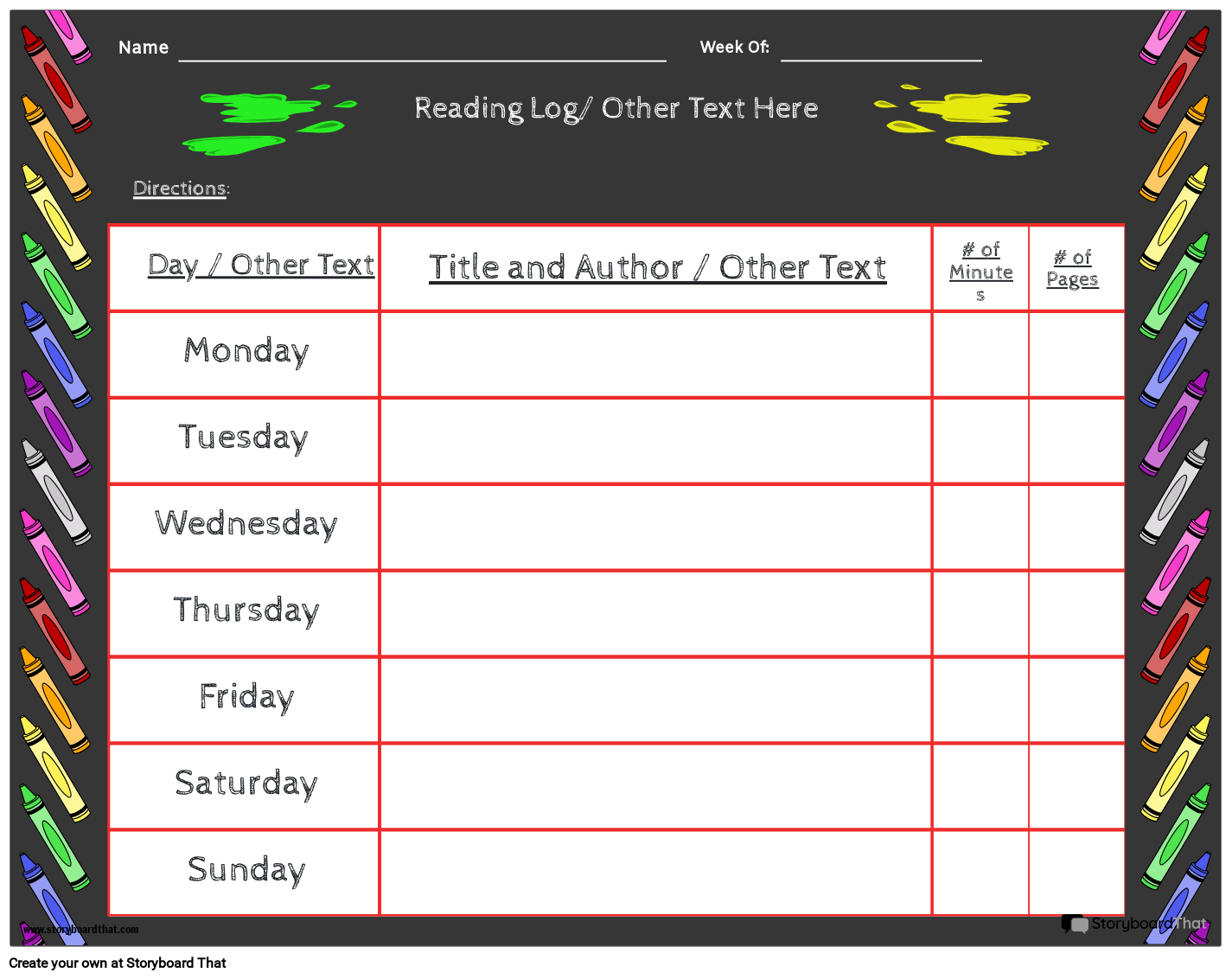 Jurnal de Citire 5 Storyboard por ro-examples
