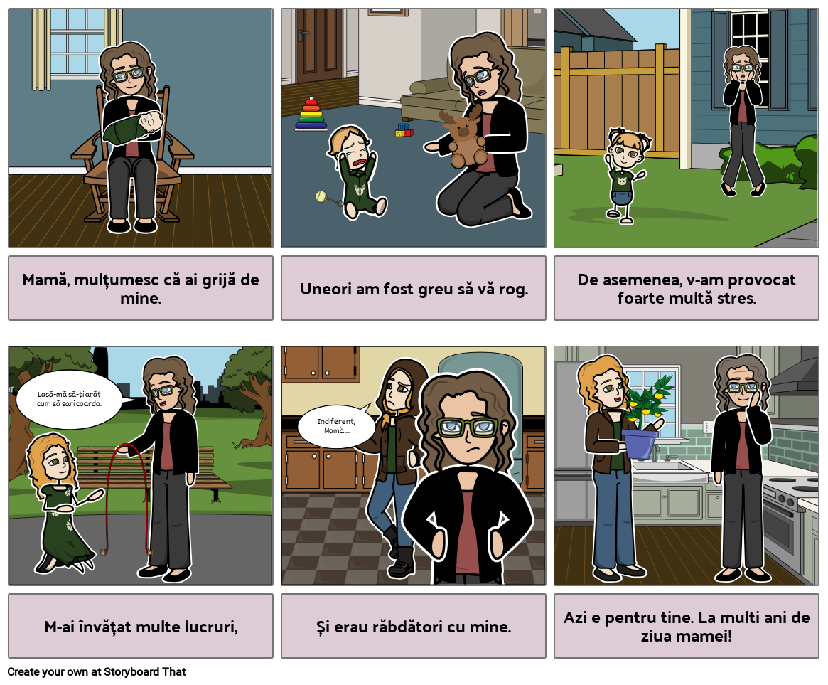 Mamele Ziua Story Storyboard por ro-examples