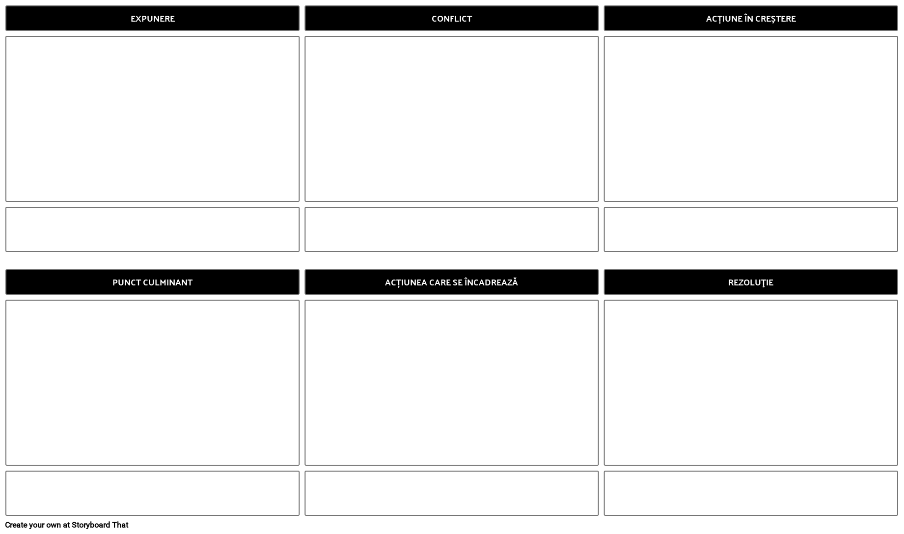 Plot Diagrama Storyboard Șablon Planificatorul