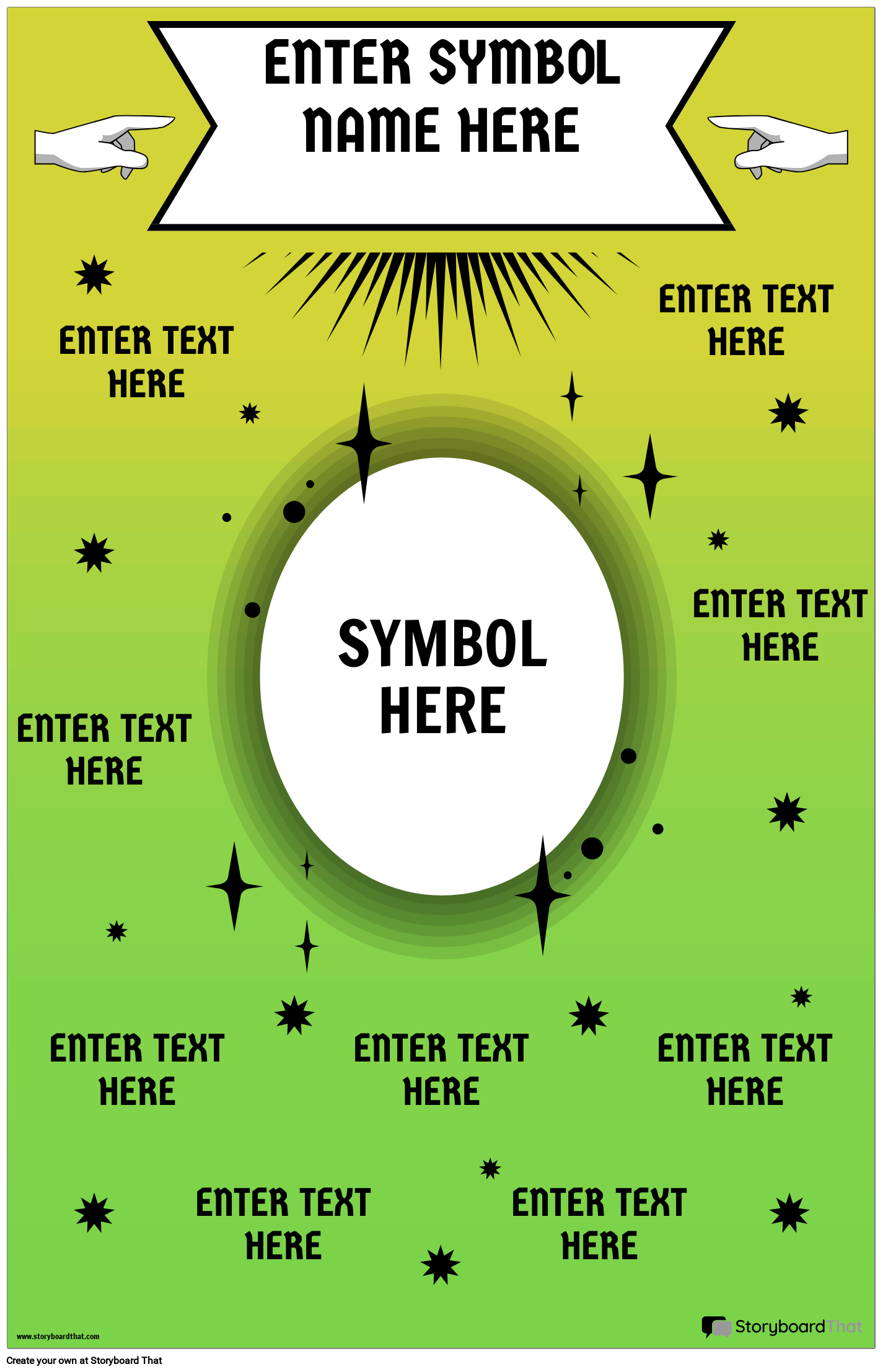 Poster cu Simboluri Matematice Storyboard por ro-examples