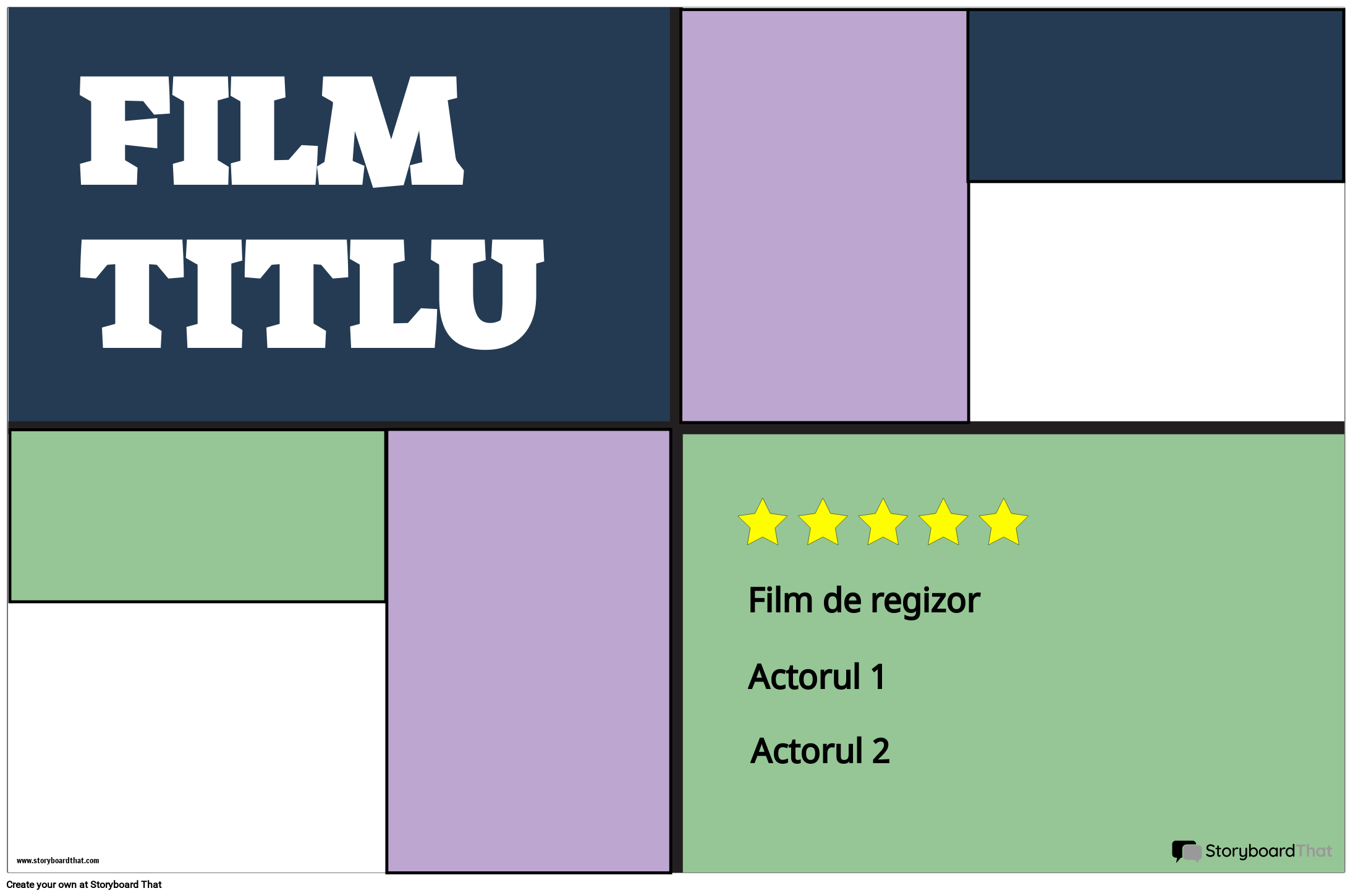 Poster de Film 7 Storyboard por ro-examples