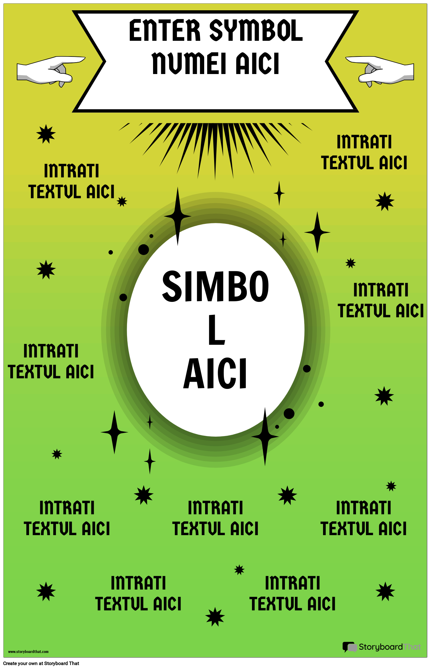 Poster Simbolul Matematicii Storyboard by ro-examples