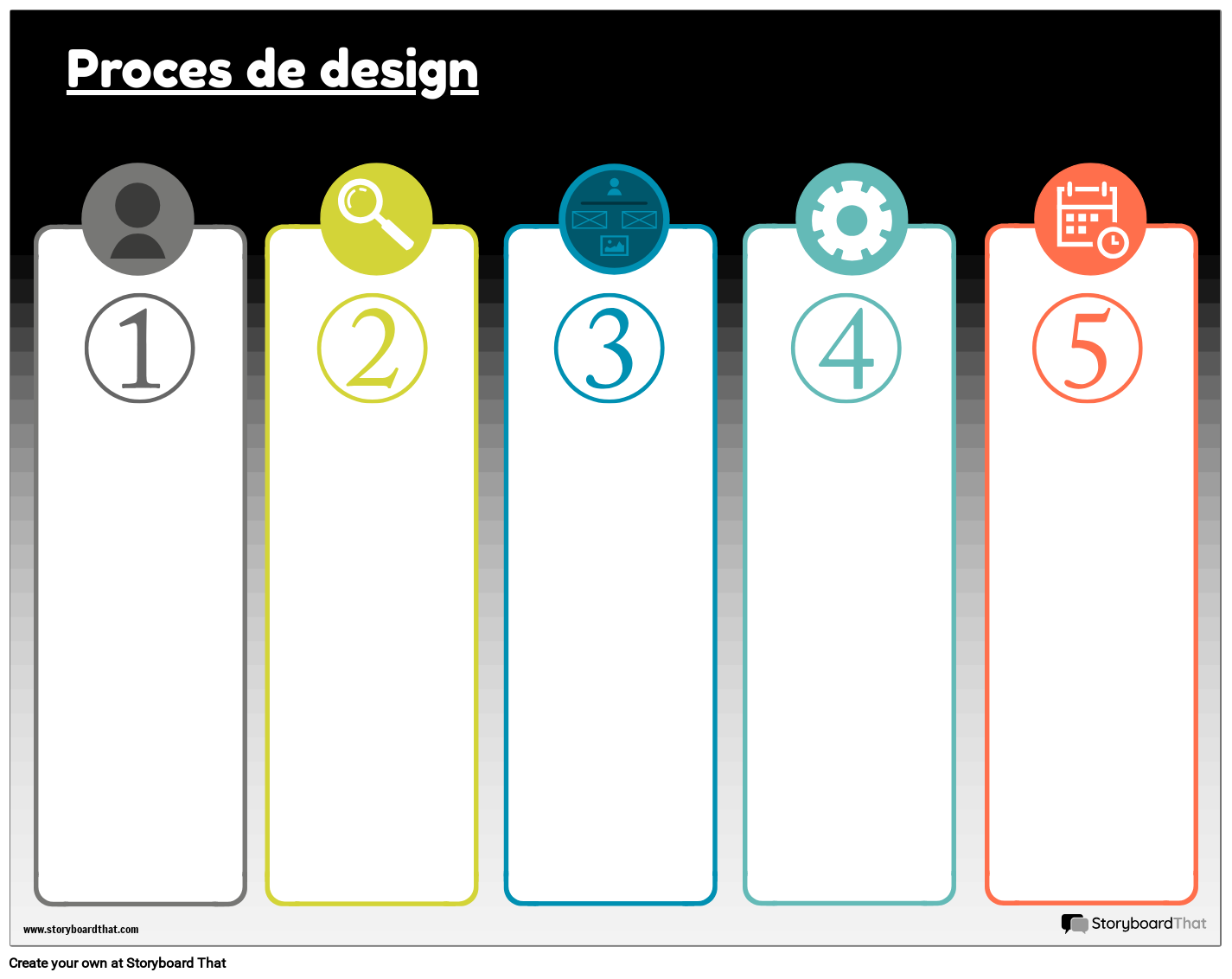 Procesul de Proiectare 1 Storyboard por ro-examples