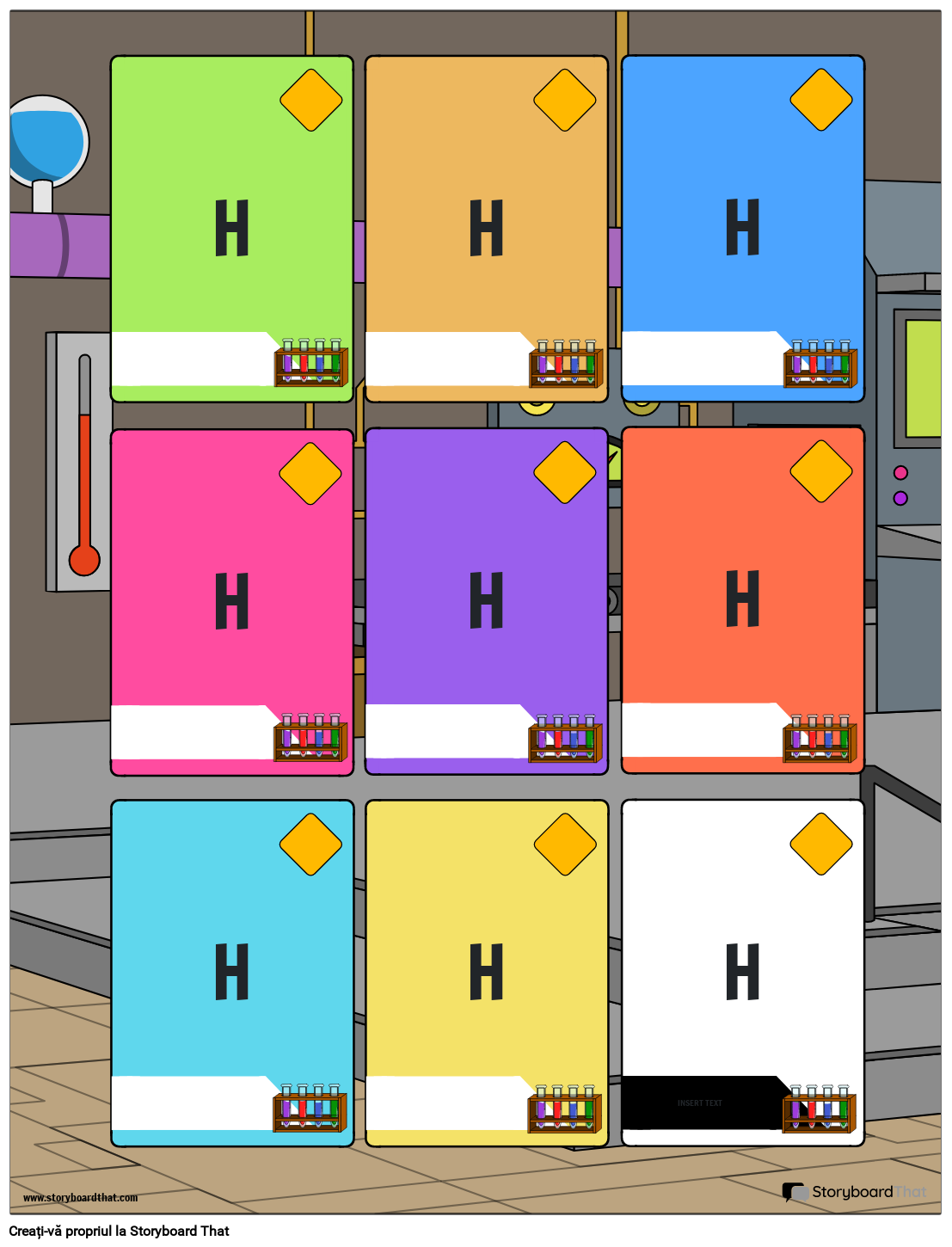 Provocarea Elementelor Chimice Storyboard por ro-examples