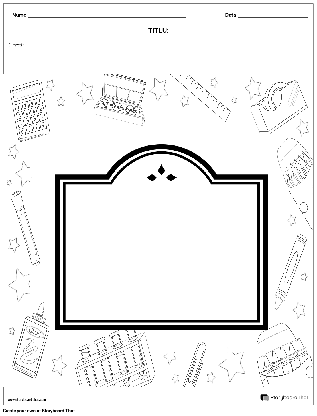 Rechizite Scolare Storyboard by ro-examples