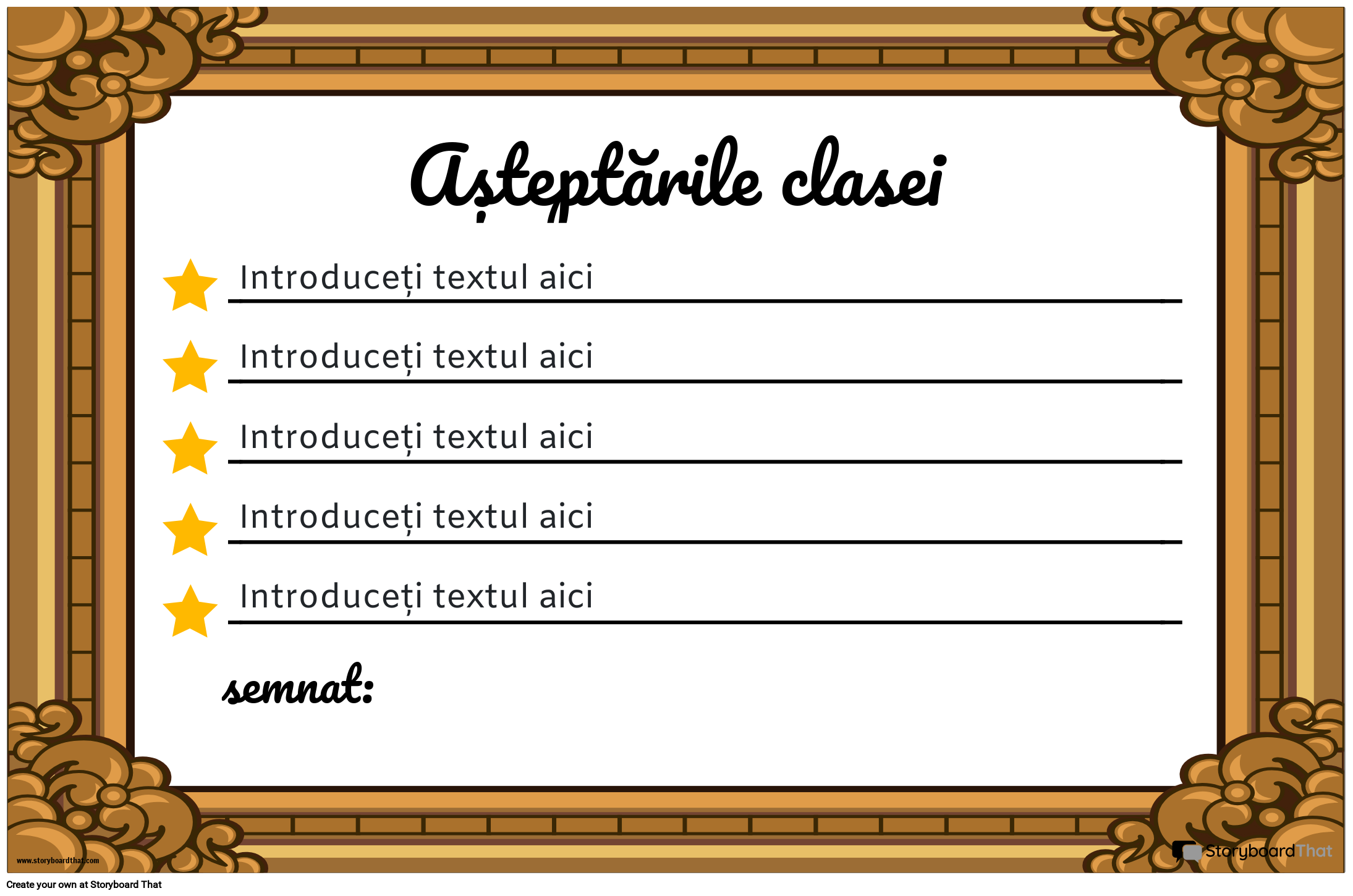 Regulile Clasei 16 Storyboard por ro-examples
