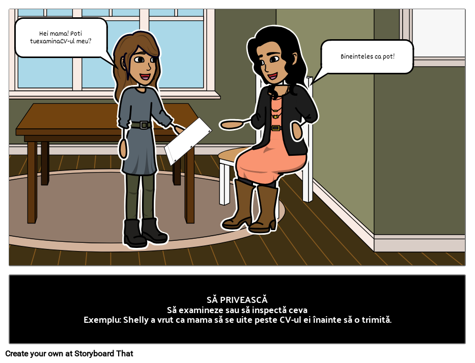 Să Se Uite Peste Storyboard Por Ro Examples
