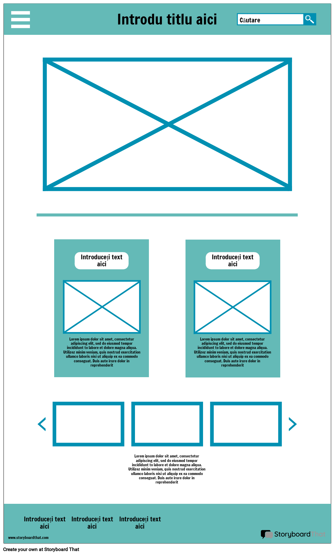 Schemă Schelet-3 Storyboard par ro-examples