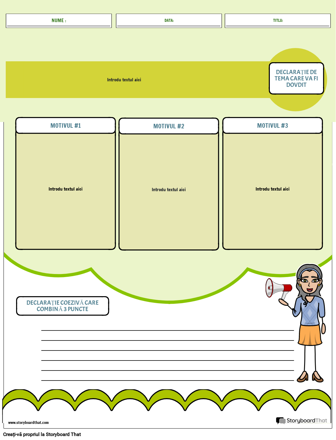 Schema Tezei Informative Storyboard by ro-examples
