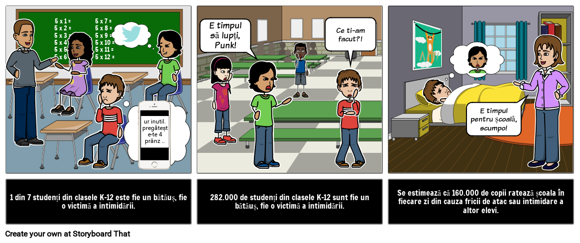 Scoala de Intimidare Storyboard af ro-examples