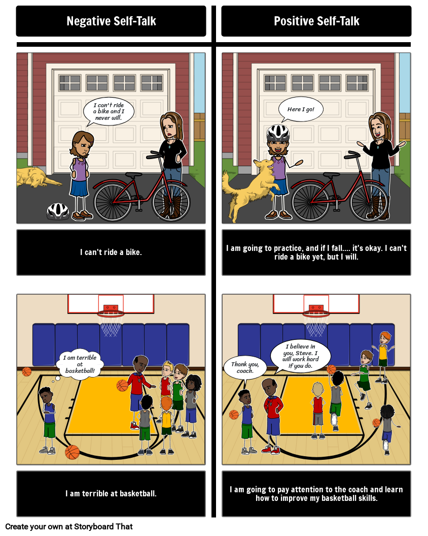 SEL: Self Talk Storyboard by ro-examples