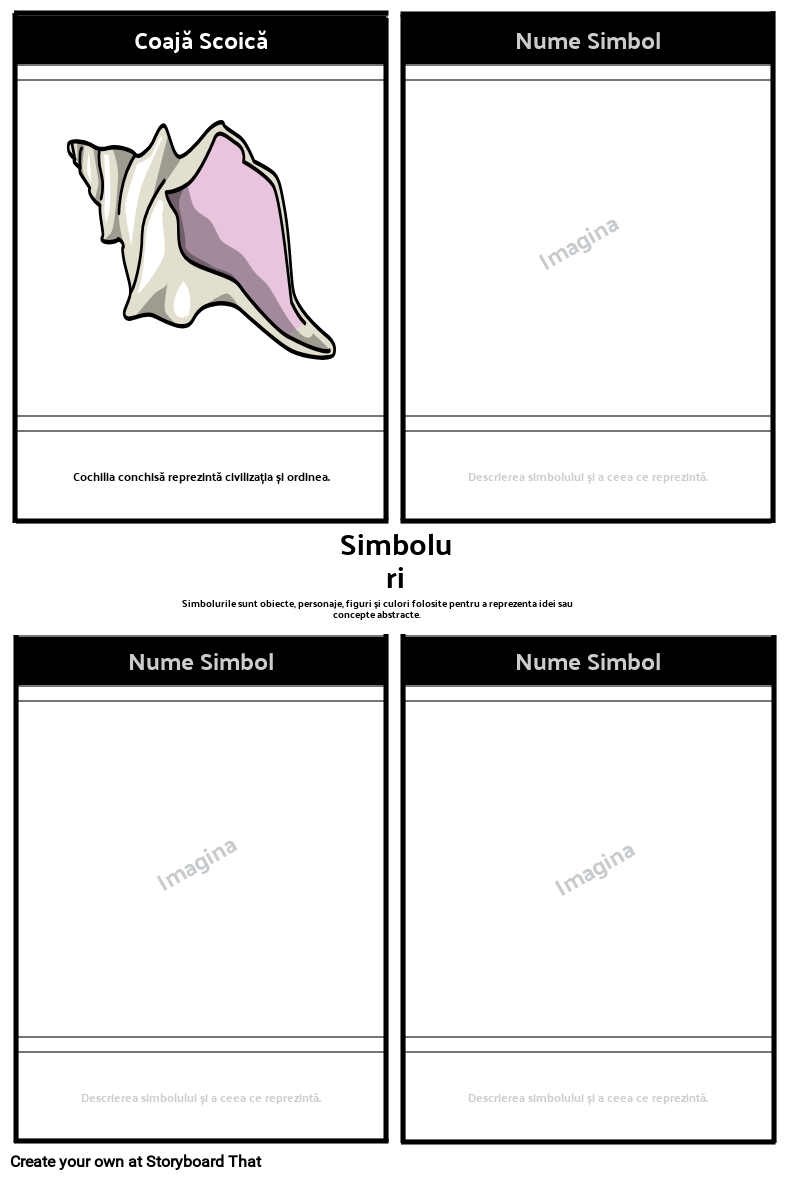 Simboluri القصة المصورة من قبل ro-examples