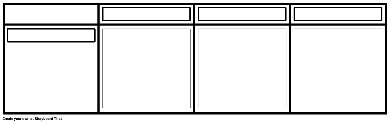 Storyboard Grid Blank Pentru Film Storyboard por ro-examples