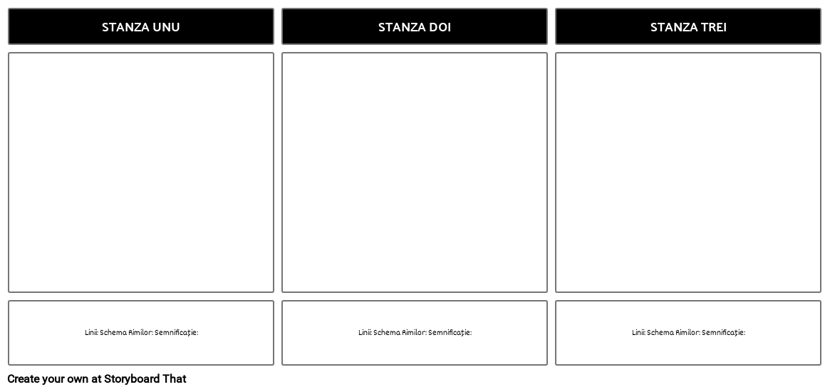 Structura Poem Storyboard By Ro Examples