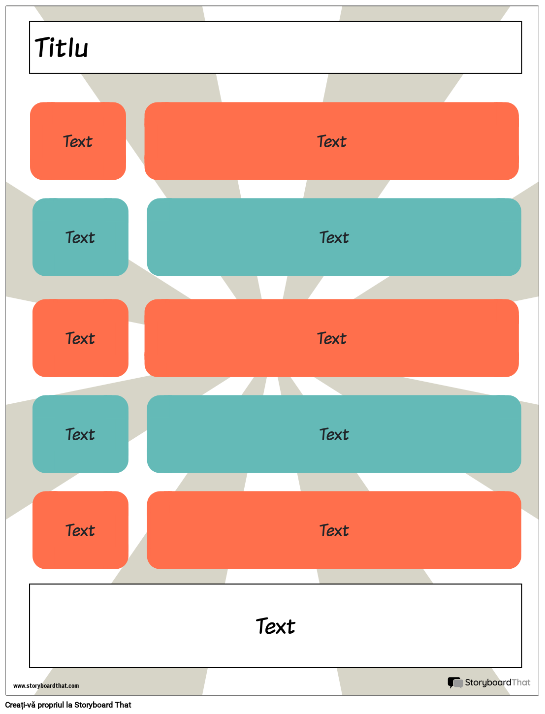 Structura Textului 3 Storyboard By Ro Examples