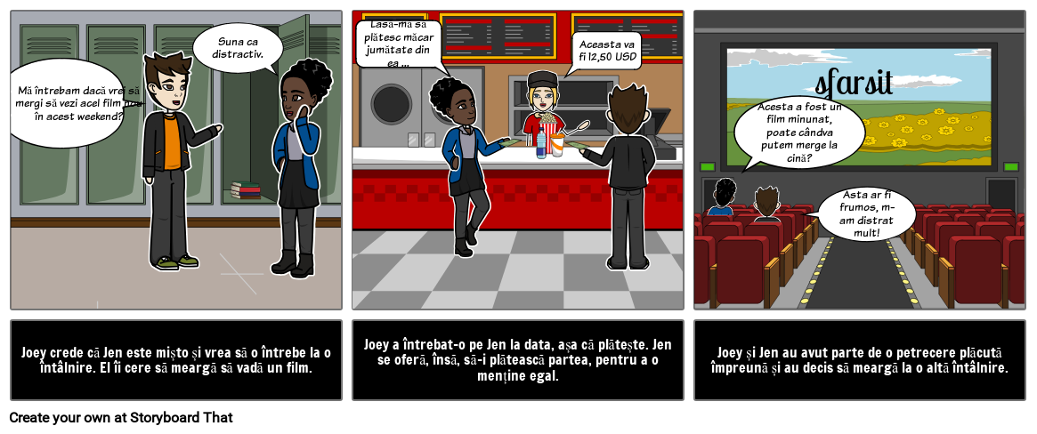 Teenage Dating Social Story Storyboard af ro-examples