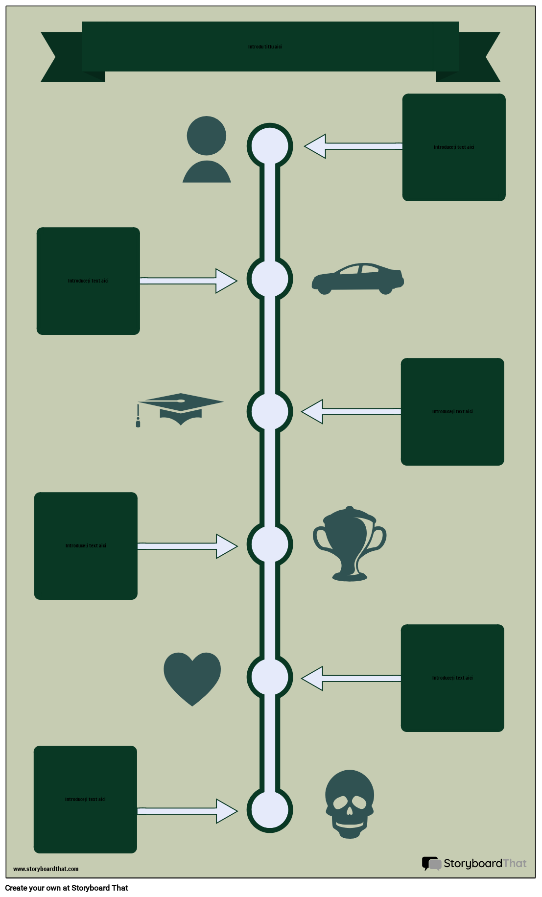Template Infographic Timeline القصة المصورة من قبل Ro Examples