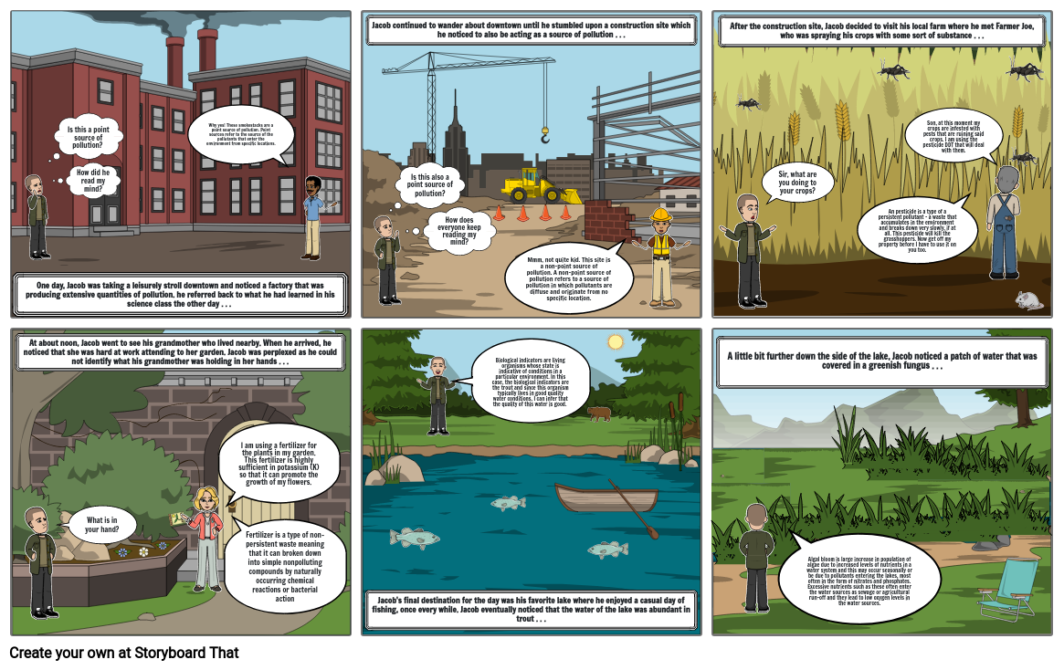 SCIENCE 9: Topic 5 Cartoon Assignment Storyboard