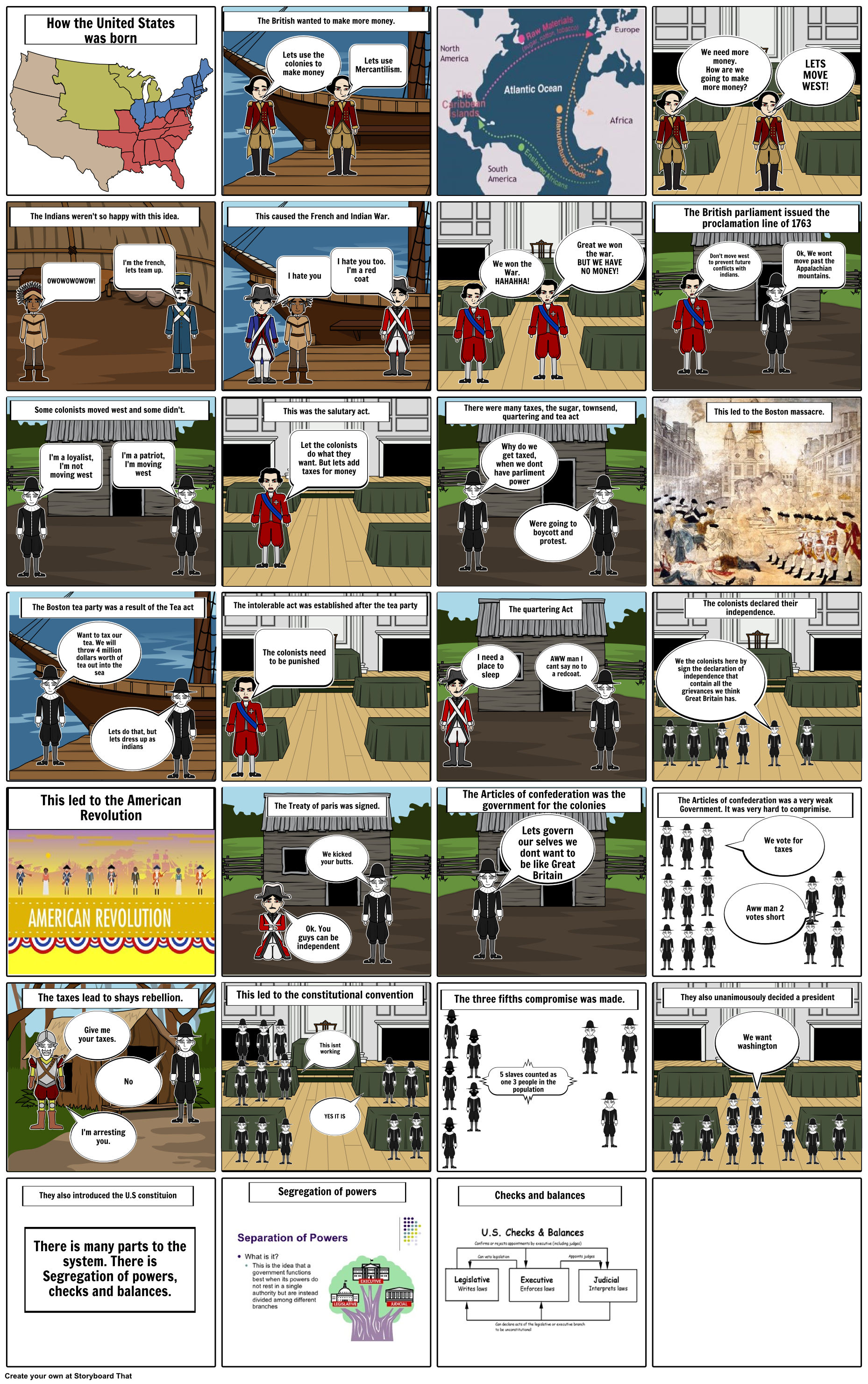 USA Storyboard por rockydurani