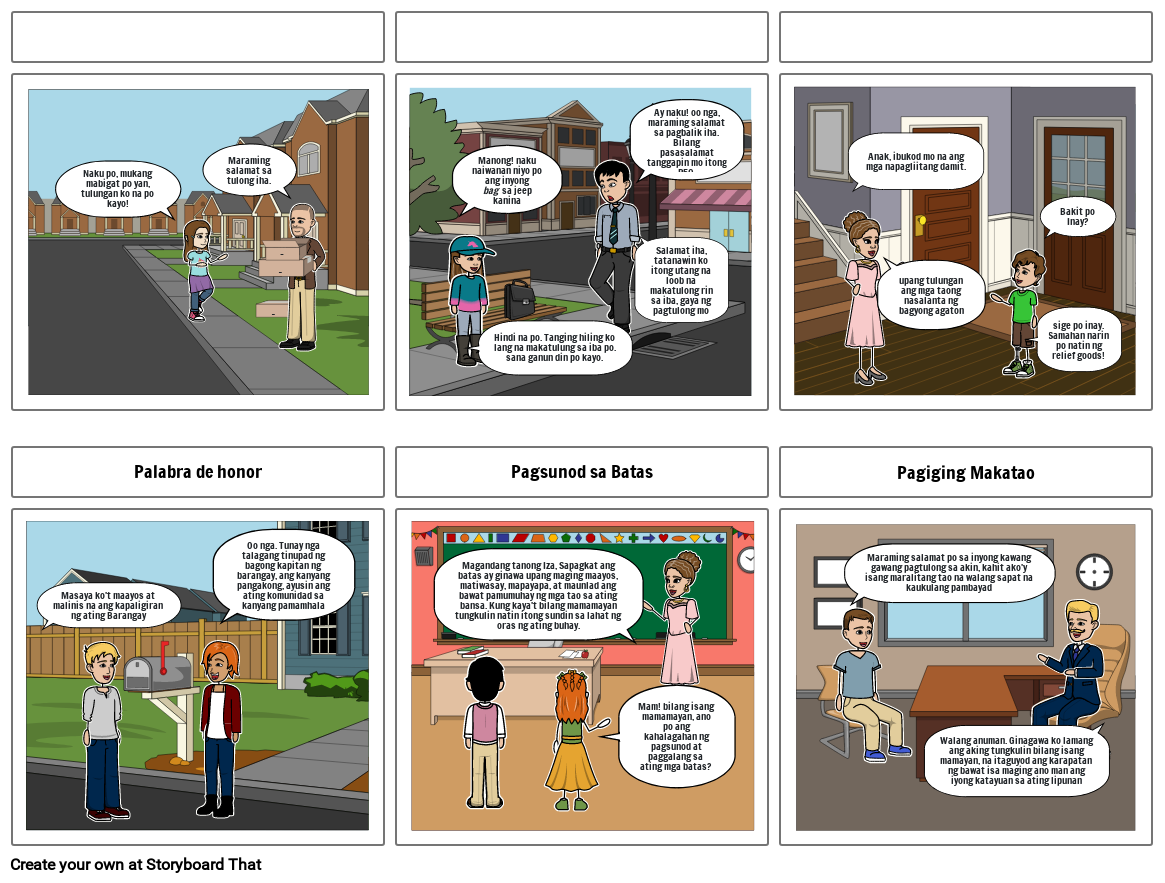 Izabella Austria - 4Q Filipino PT (Comic Strip)