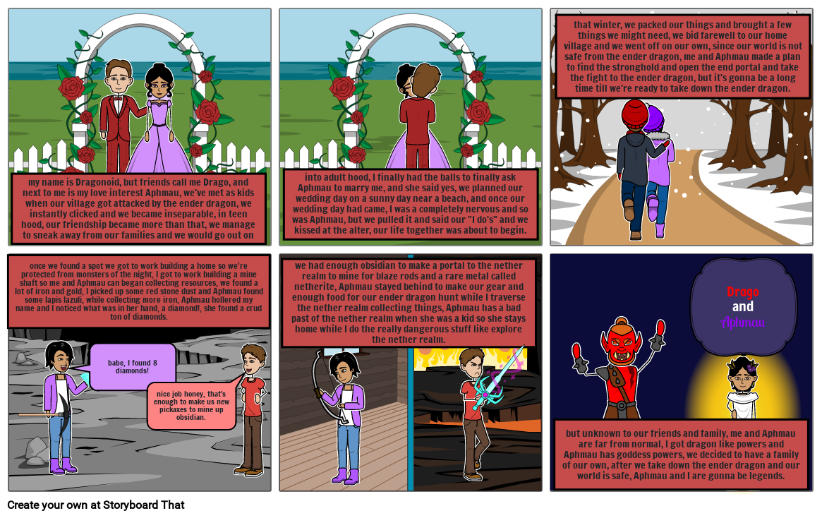 Drago And Aphmau Storyboard By Royr