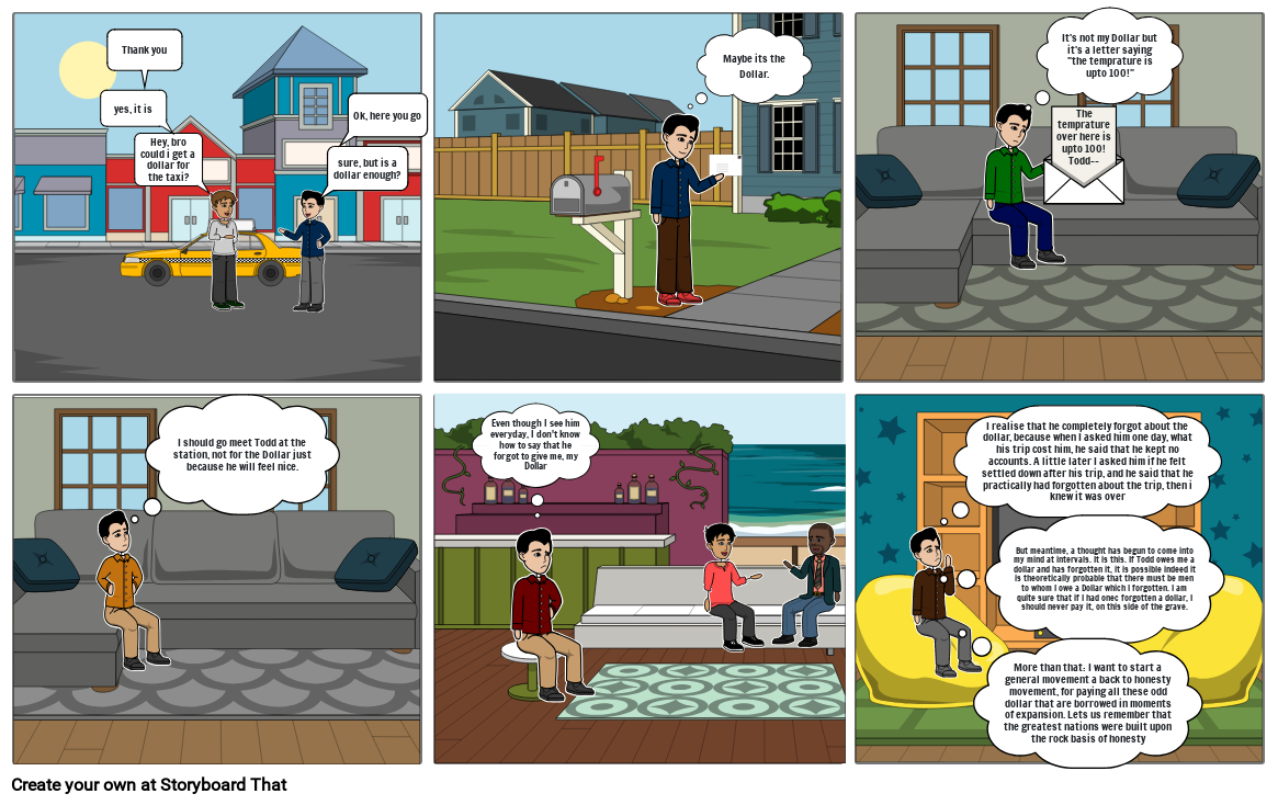 My Lost Dollar Storyboard por rudranshkalal