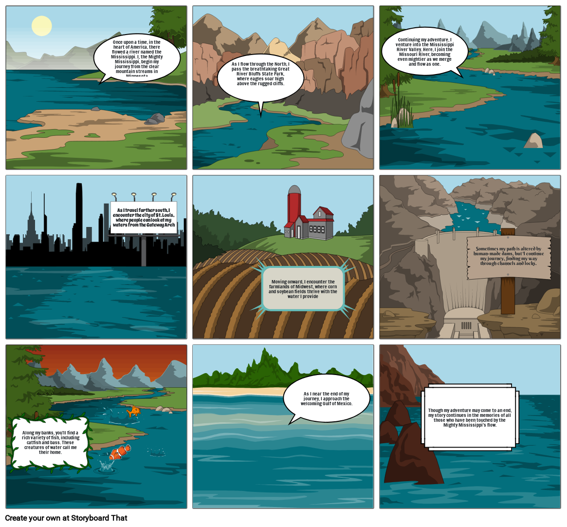 River Runner Watershed Lab Storyboard por s3ct0r