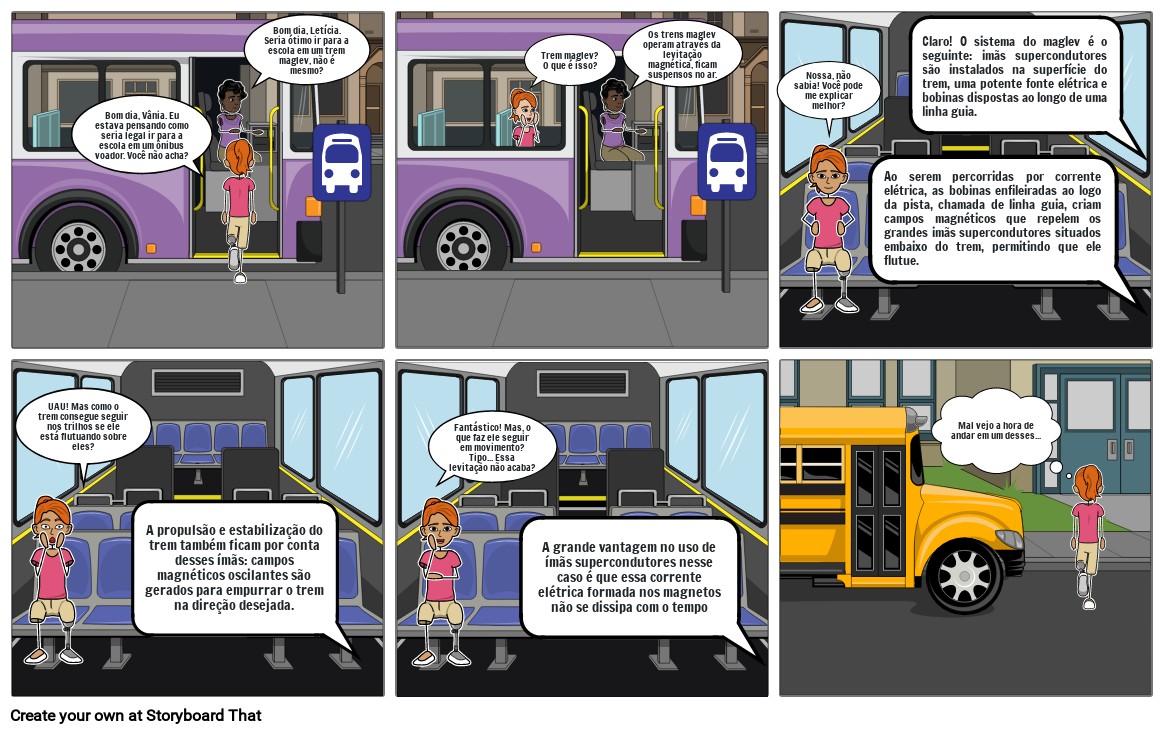 Levitação Magnética Storyboard by samantha22145