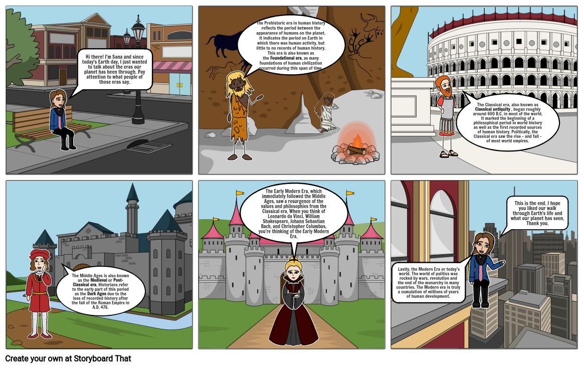 Earth Day Storyboard por sanaazhar