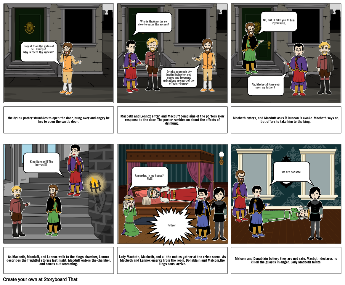 Shakespeare Storyboard por sanjx1