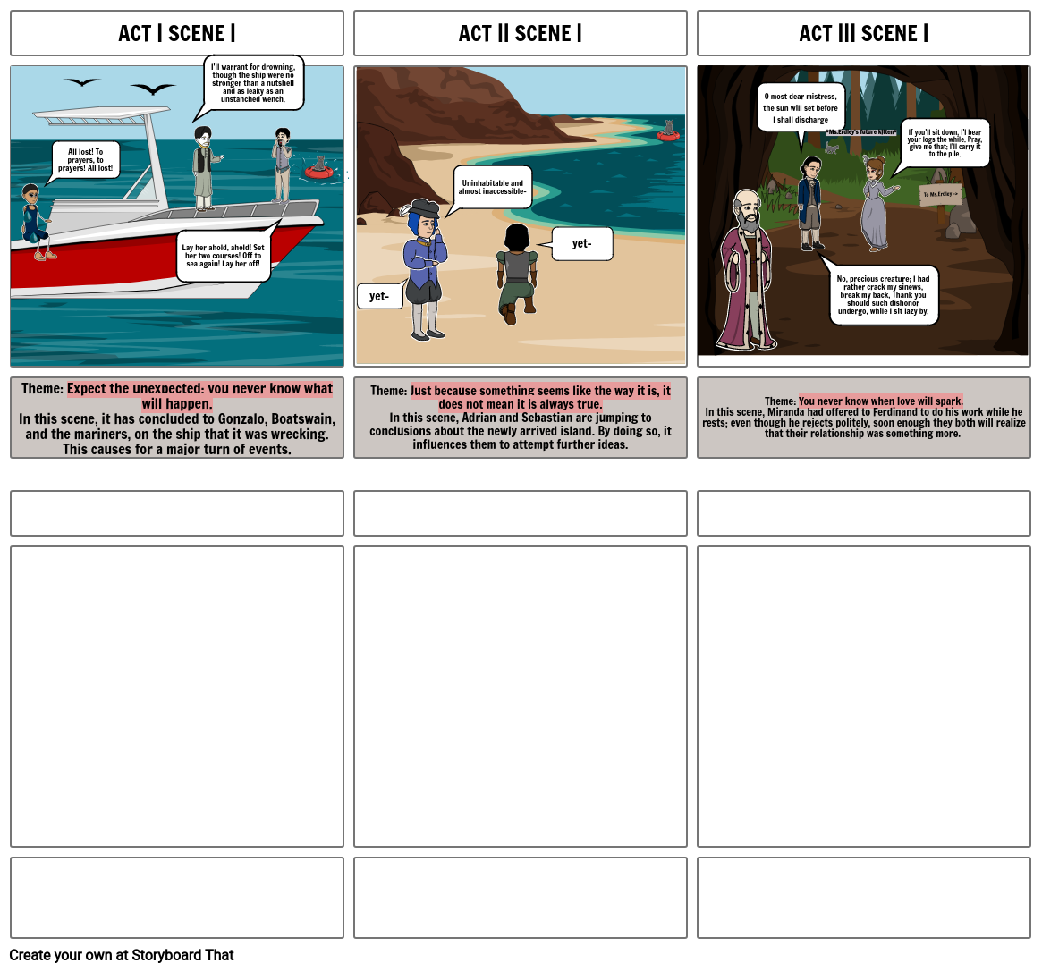 tempest Storyboard by sar123456