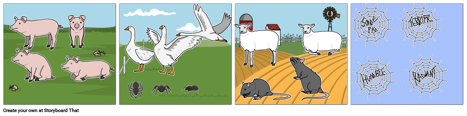 Charolettes Web Char Storyboard por sarah