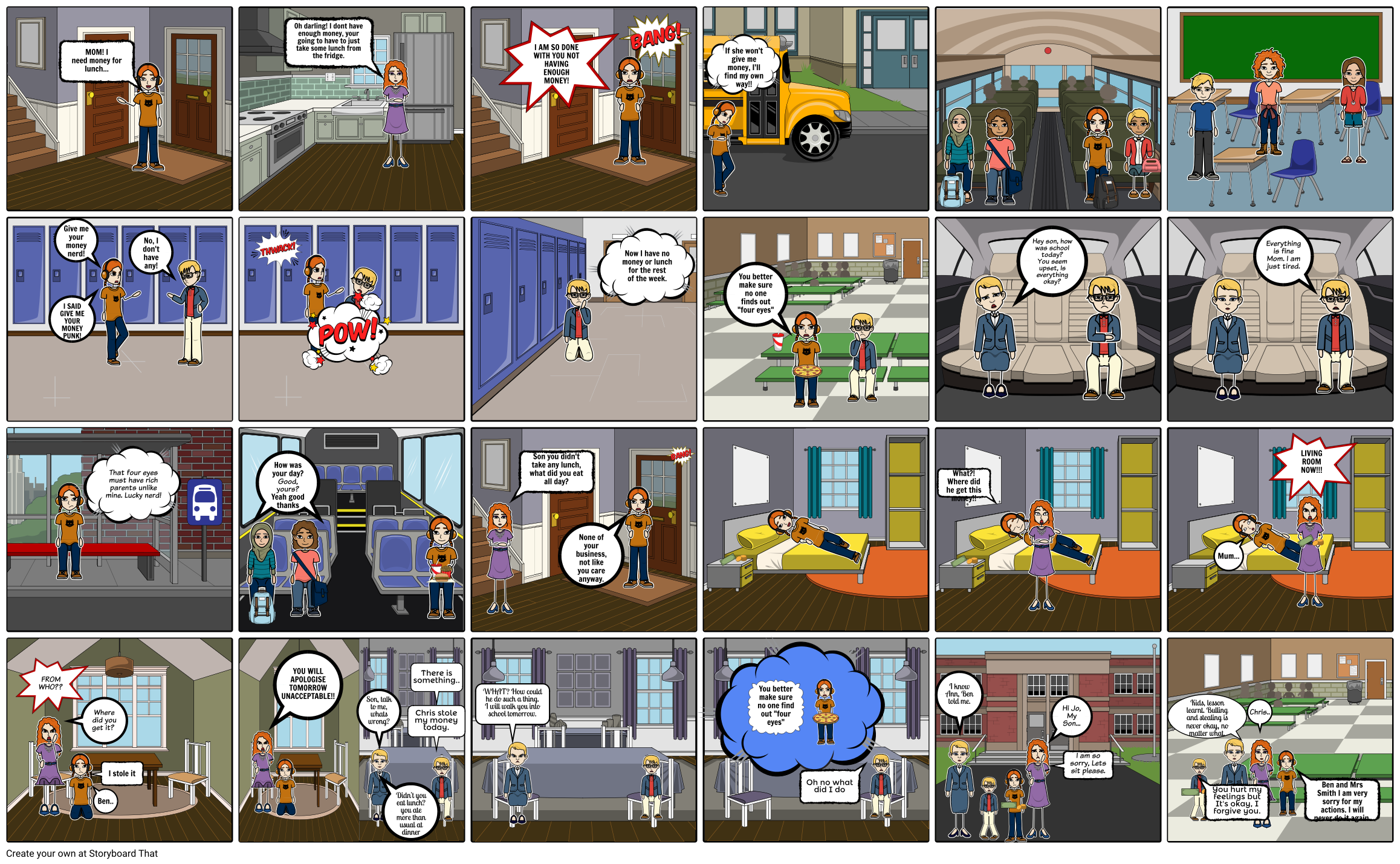 Comic Book Storyboard por sarahandsezen