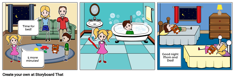 Bedtime Storyboard by sayer
