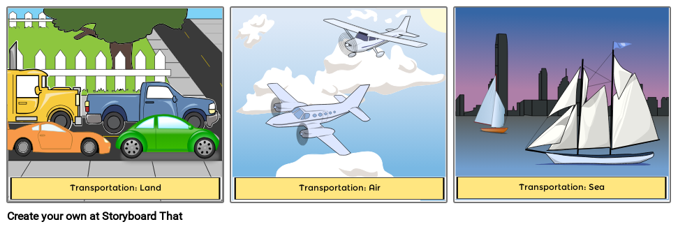 Transportation Storyboard par sayer