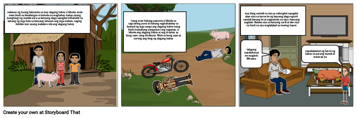 Ang Alaga Storyboard by scarleterza