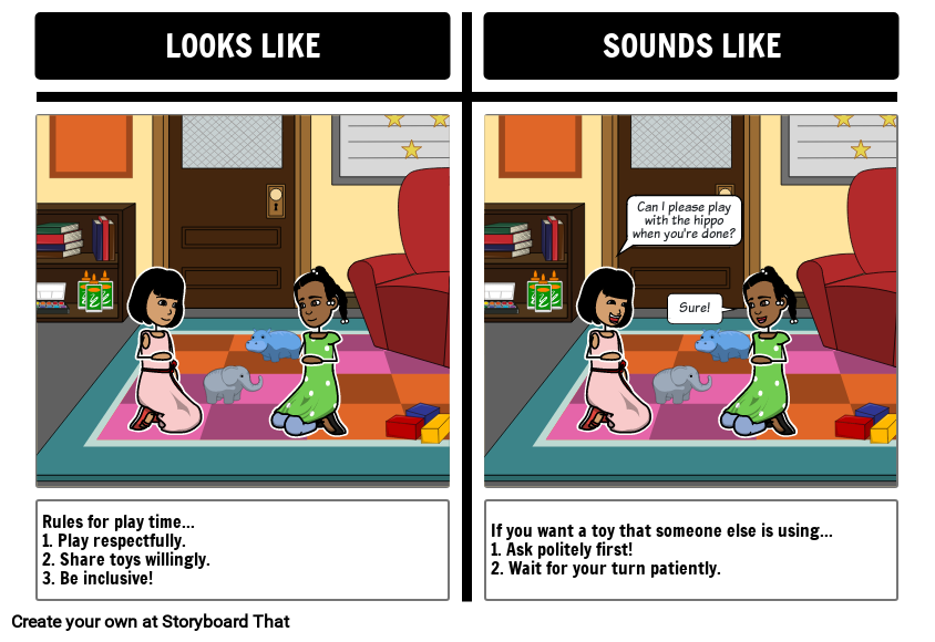 Looks Like/Sounds Like Example Storyboard par seren-riggs-davis