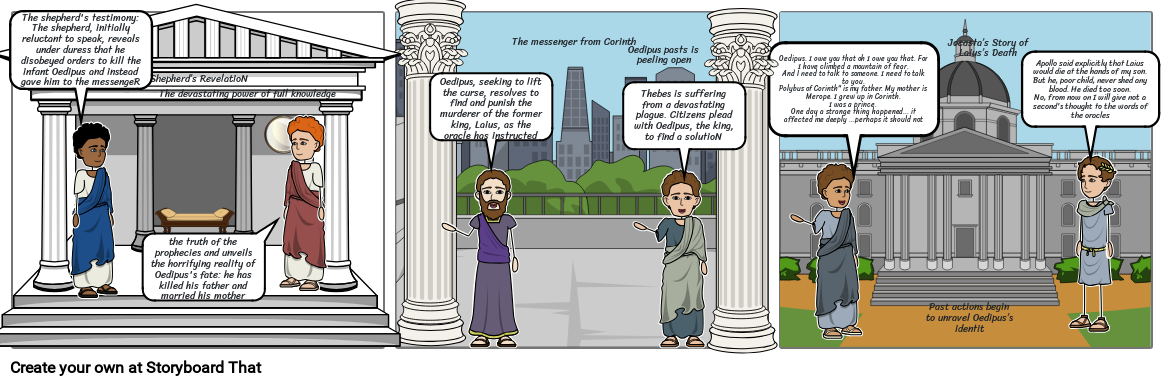 Jocasta’s Story of Laius’s Death Storyboard por sg45797