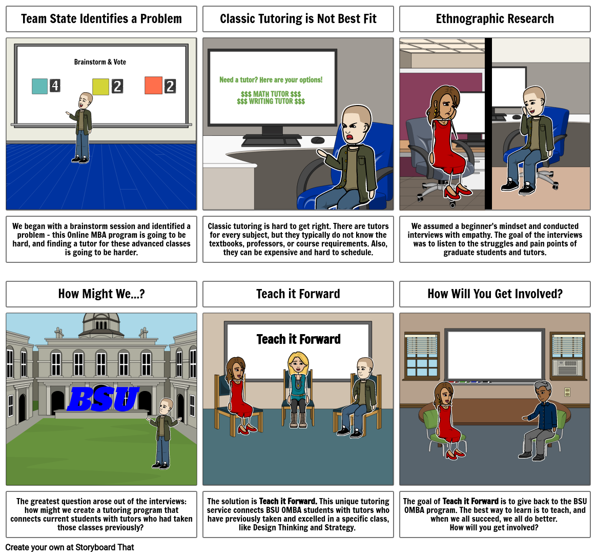 Team State Teach it Forward Storyboard por shaunhall