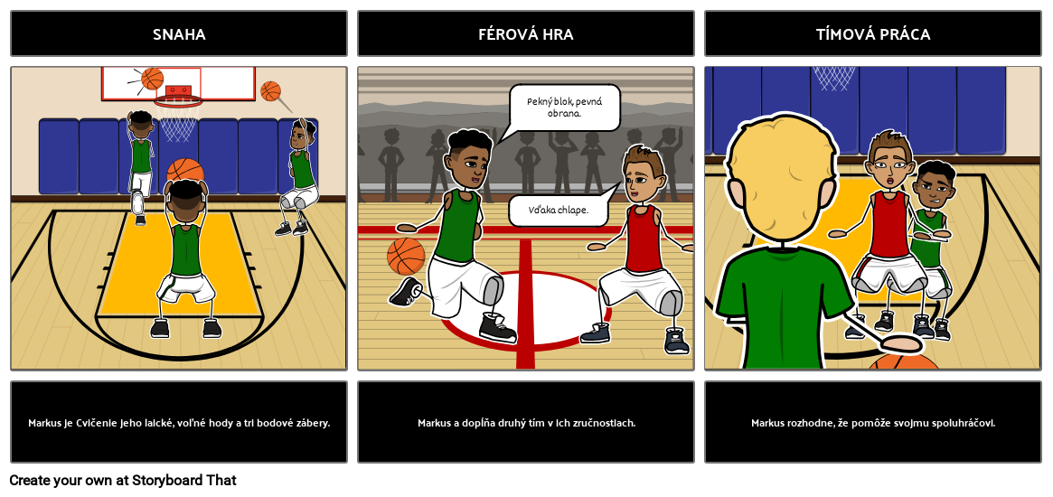 Affective Domain Assessment PE Storyboard af sk-examples