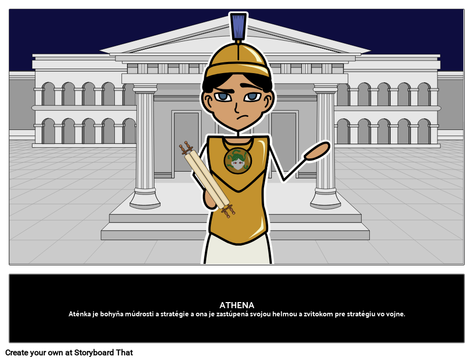 Aténa - Grécka Bohyňa Múdrosti Storyboard by sk-examples