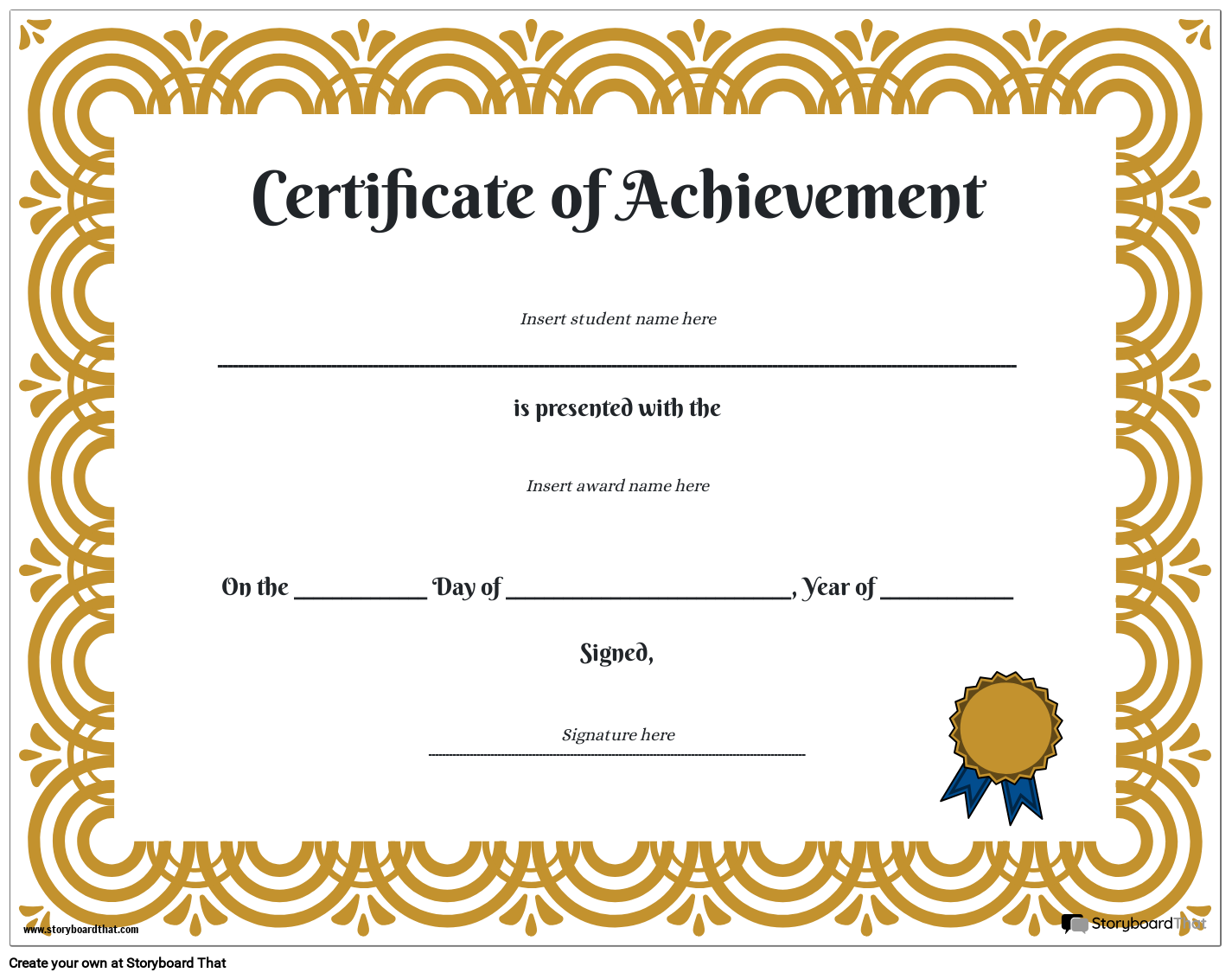 Certifik t O Dosiahnut Storyboard Por Sk examples