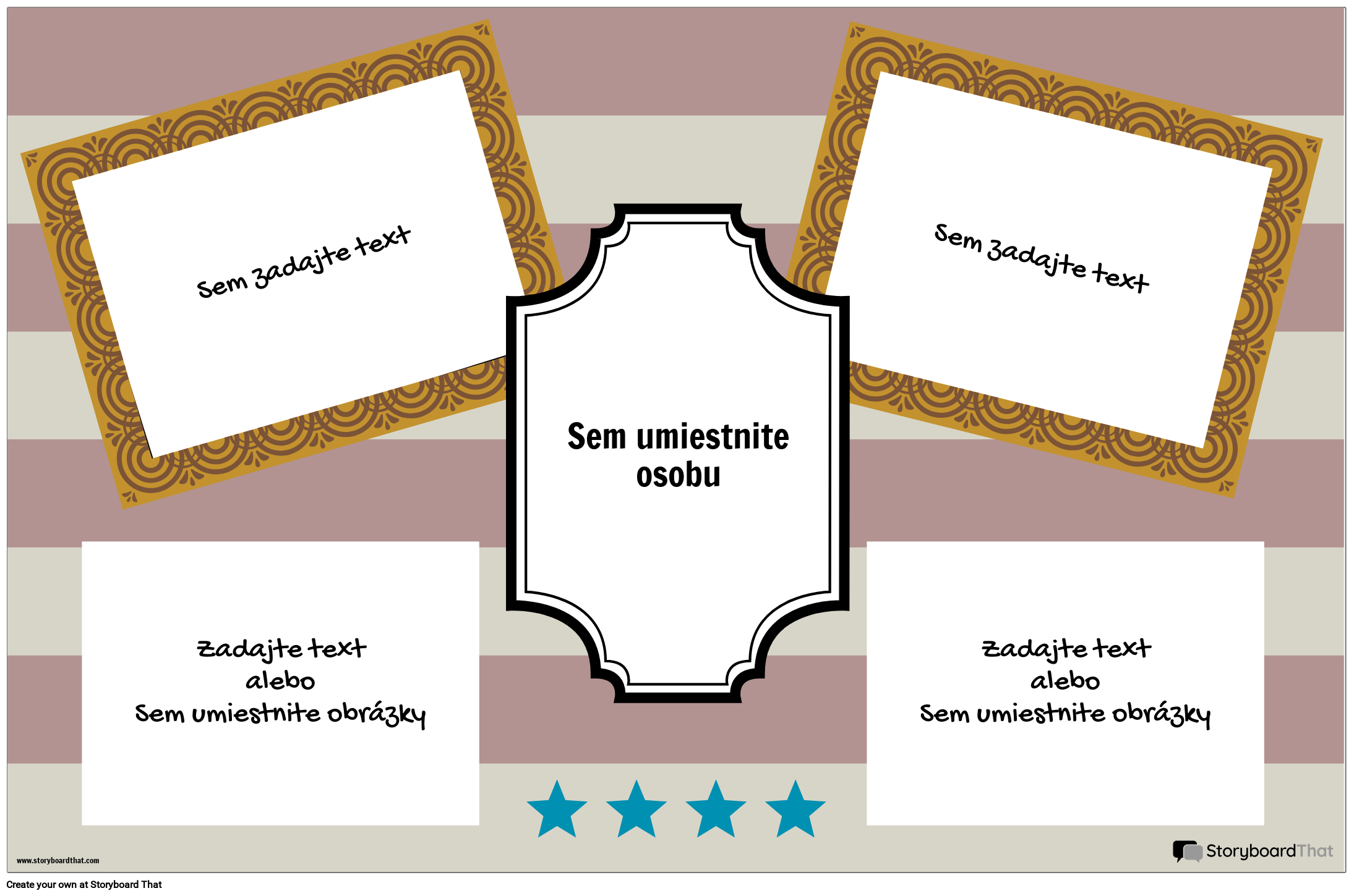 Frames Biography Poster Storyboard by sk-examples