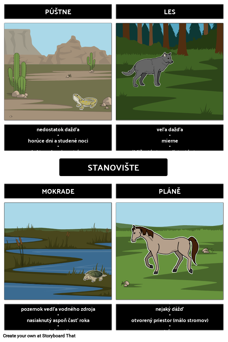 Frayer Model - Biotopy القصة المصورة من قبل sk-examples