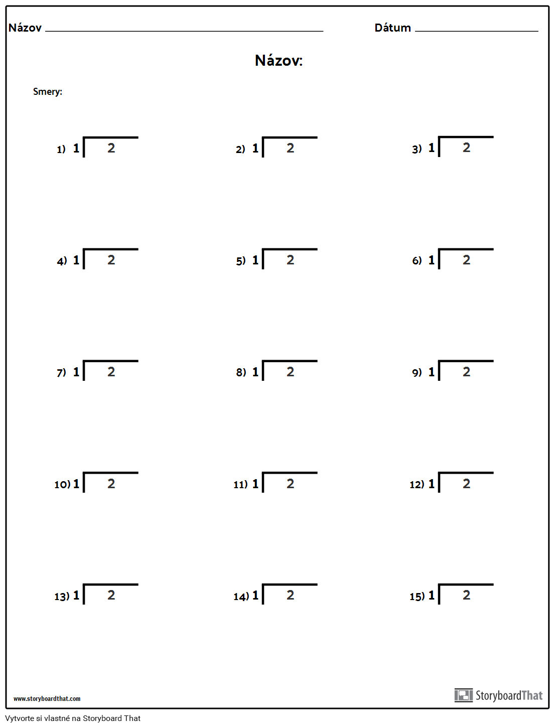 Jednotn slo Verzia 2 Storyboard Od Sk examples