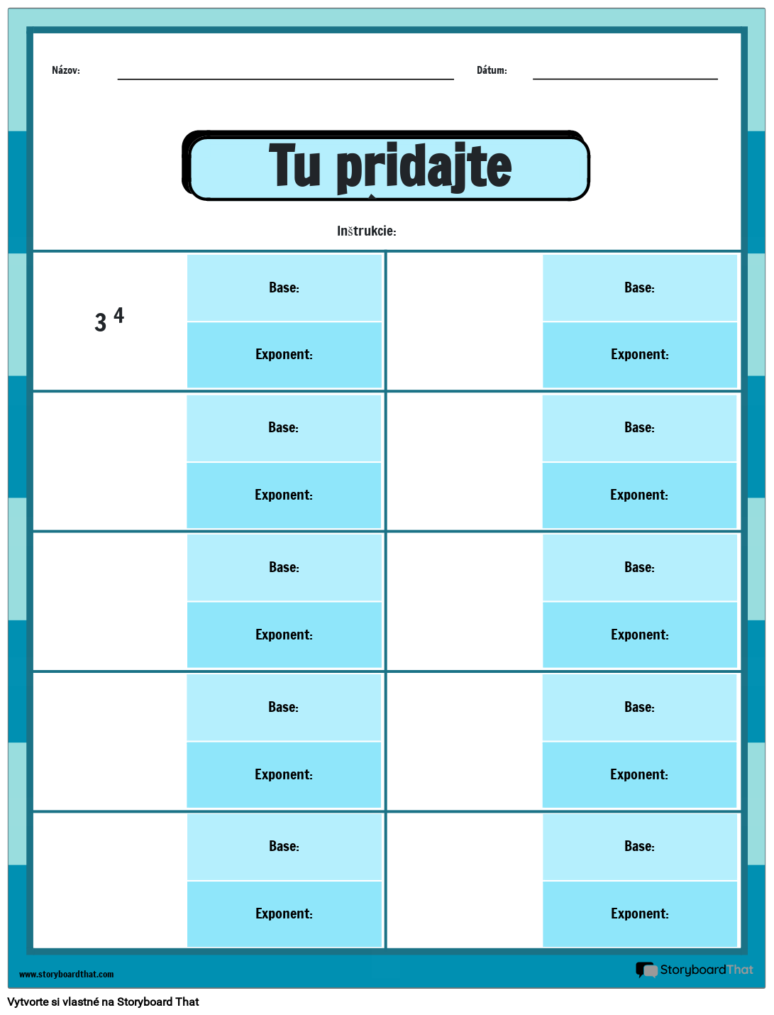 Pracovn List Na Identifik ciu B zy A Exponentov pracovn-list-na-identifik-ciu-b-zy-a-exponentov